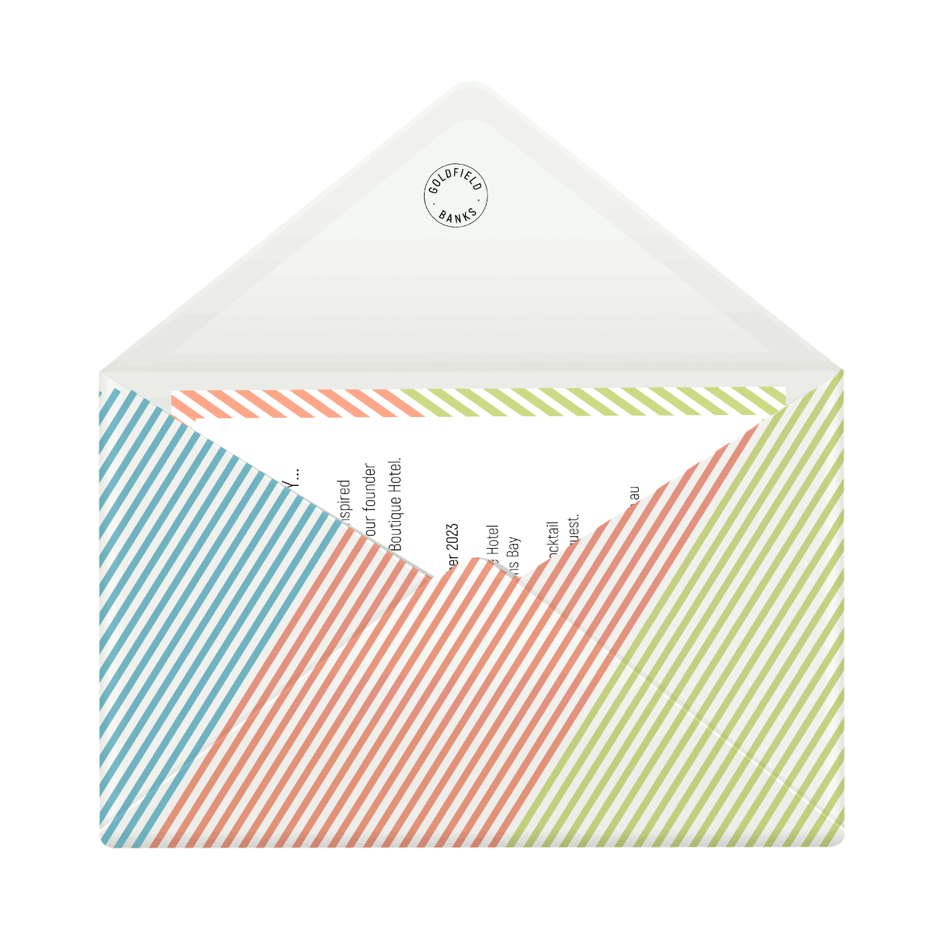 G B Coast To Coast Invitation The Endless Coconut